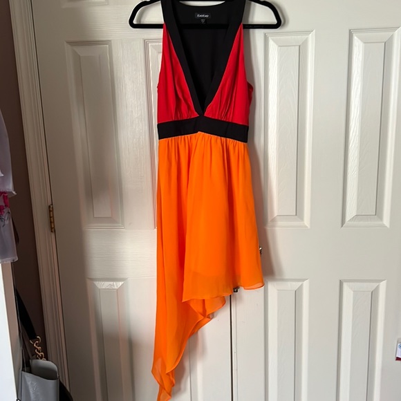 Dresses | Bebe Colorblock Dress | Poshmark